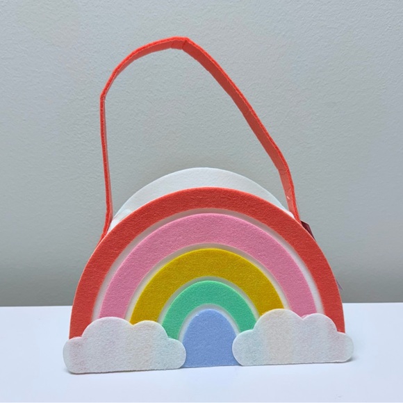 Spritz | Accents | Nwt Target Bullseye Spritz Rainbow Felt Basket ...